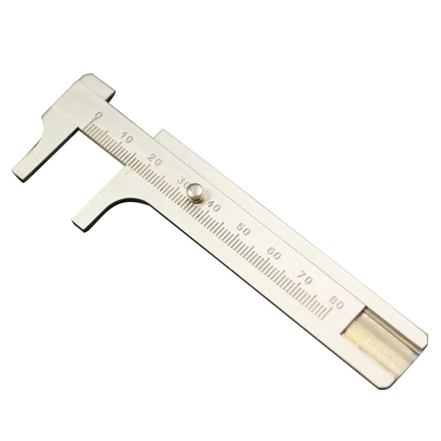 1PC VERNIER CALIPERS 8CM Sliding Caliper Metric Caliper Measuring Tool ...