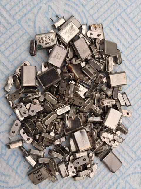 100 GRAMS CRYSTAL Oscillator Scrap for Silver and Precious Metals ...