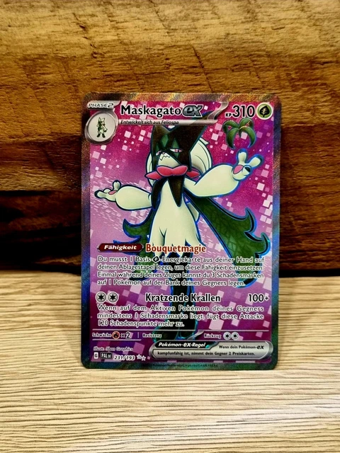 MASKAGATO EX 231/193 Fullart Entwicklungen in Paldea Pokemon Karte ...