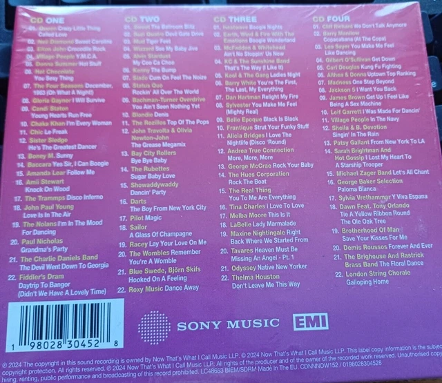NOW THAT'S WHAT I Call a Massive 70s Party 4CD Box Set £7.50 - PicClick UK