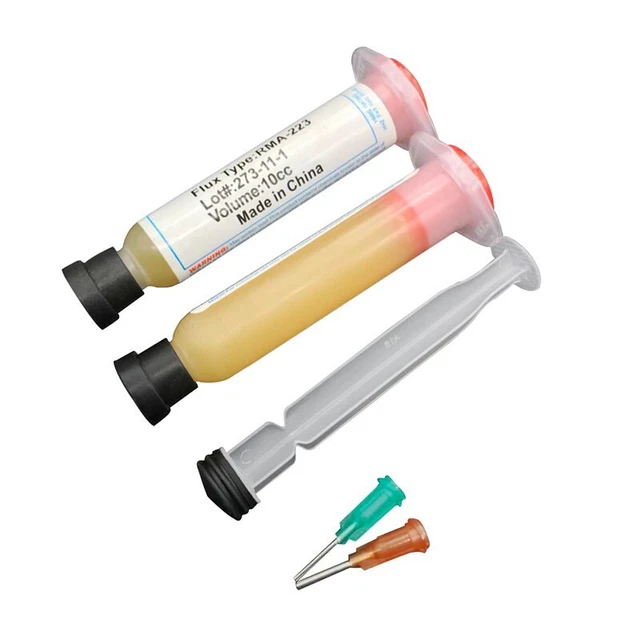 NO DAMAGE RMA 223 10cc BGA Flux Syringe for Reliable and Safe Soldering ...
