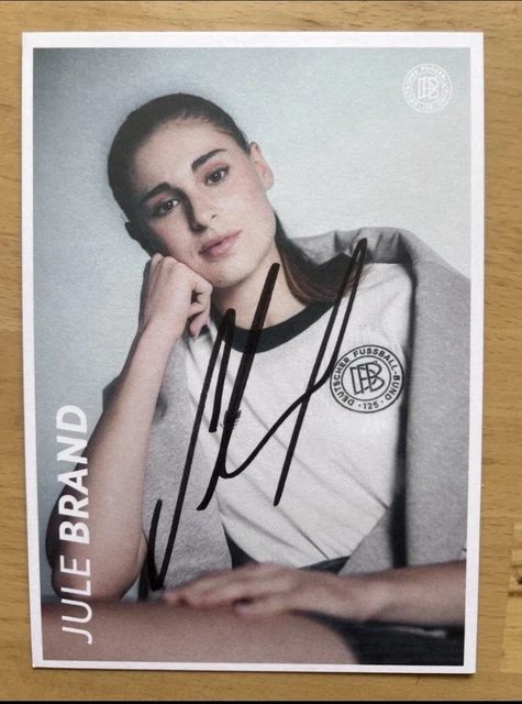JULE BRAND AK DFB Frauen EM 2025 Autogrammkarte original signiert EUR 10,00 - PicClick DE