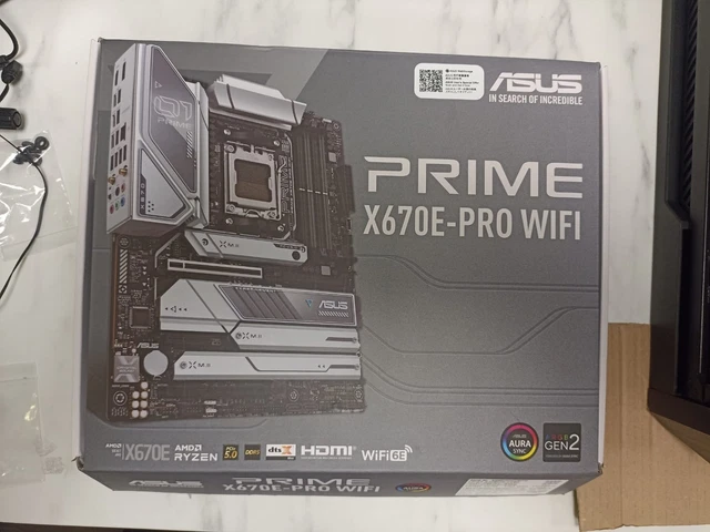 ASUS PRIME X670E-PRO WiFi AM5 ATX AMD Motherboard £167.10 - PicClick UK