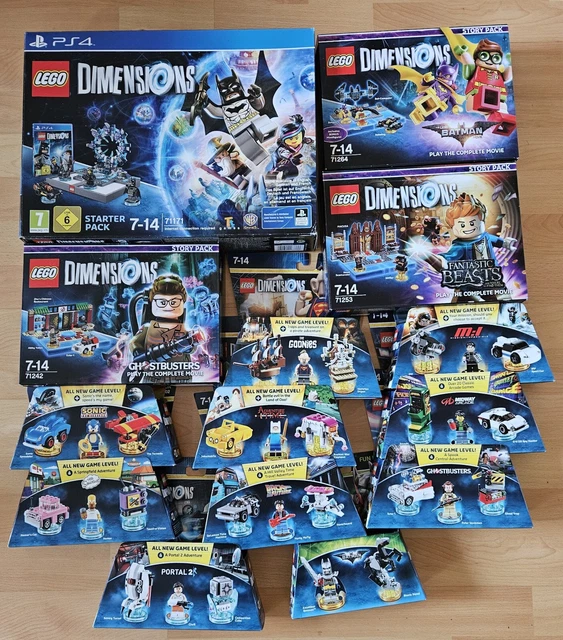 LEGO DIMENSIONS STARTER Pack PS4 Simpsons, Adventure Time, Retour vers ...