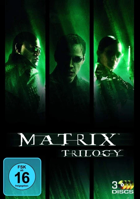 MATRIX TRILOGIE 3 DVDs Keanu Reeves Science-Fiction EUR 13,95 - PicClick DE