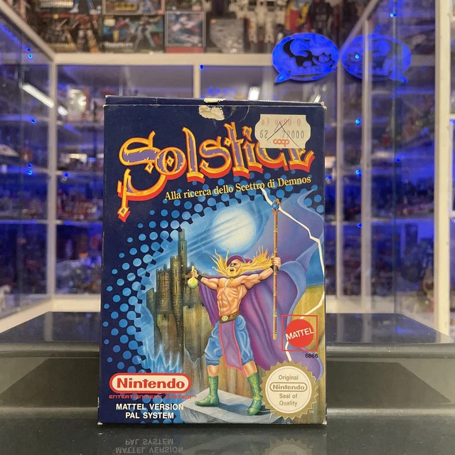 NINTENDO NES - SOLSTICE - Mattel Testato Retrogame 1990 PAL A Ita EUR ...