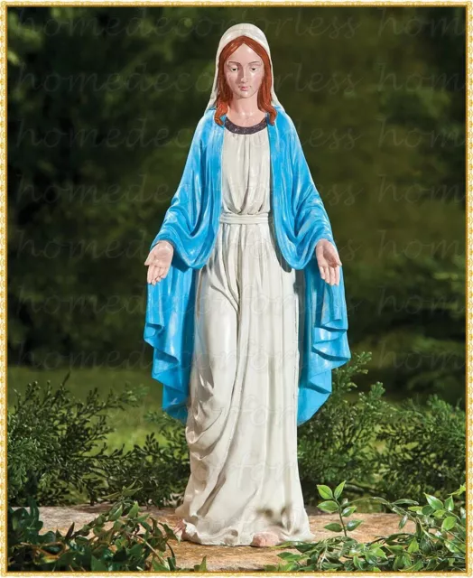 Virgin Mary Blessed Mother Religious Garden Lawn Outdoor Statue Hot