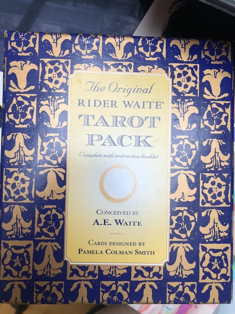 THE ORIGINAL RIDER Waite Tarot Pack by A.E. Waite bought in 2022 only ...