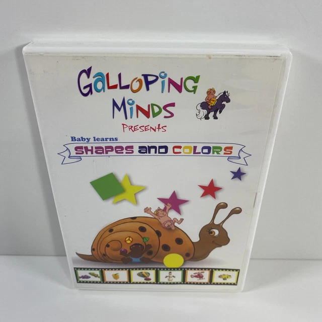 GALLOPING MINDS: BABY Learns Shapes and Colours, USA Import (2005) DVD ...