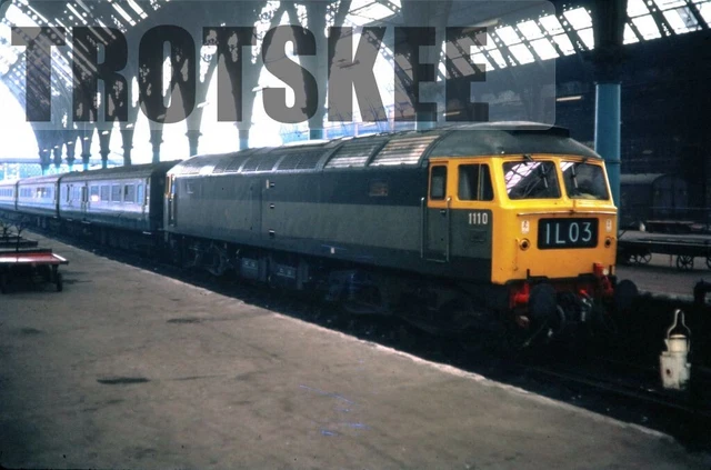 35MM SLIDE BR British Railways Diesel Loco Class 47 D1110 Bradford 1972 Original £3.99 - PicClick UK