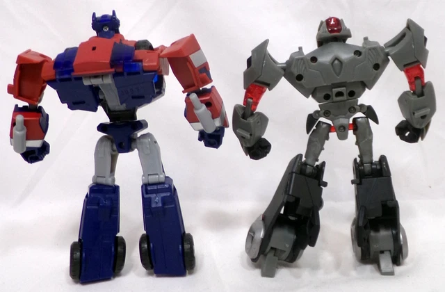 HASBRO TRANSFORMERS ANIMATED Figura De Acción Megatron Optimus Prime ...