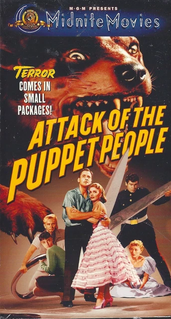 UNIVERSAL MONSTERS-ATTACK OF The Puppet People-John Agar-Midnight ...