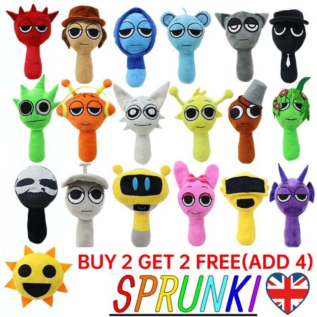 SPRUNKI PLUSH TOY Simon Oren Winda Sprunki Character Doll Plush Toy ...
