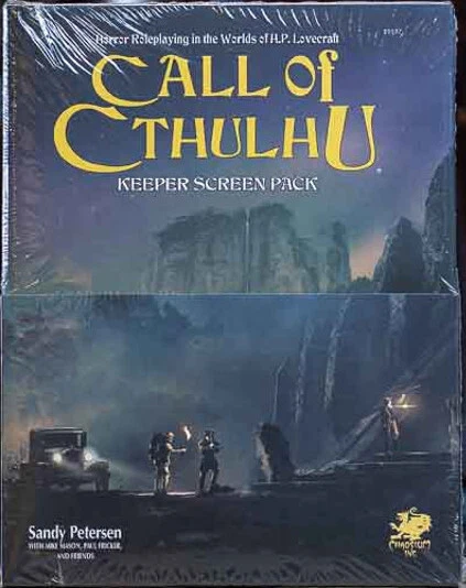 CALL OF CTHULHU Keeper Screen: Horror Roleplaying - Chaosium (Sandy ...