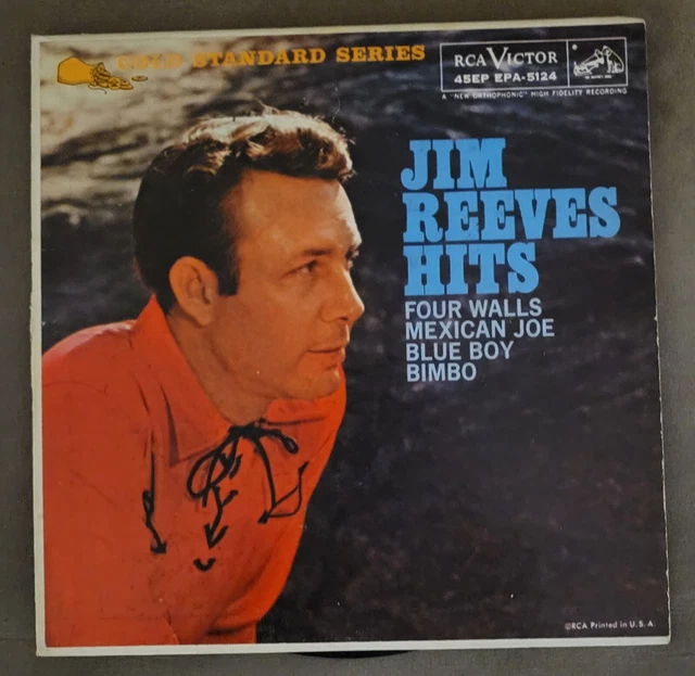 JIM REEVES HITS - Gold Standard Series 7" 45 tr/min avec manche photo ...