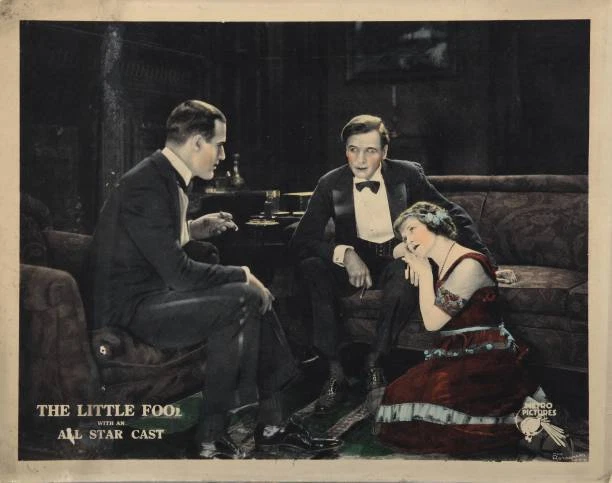 THE LITTLE FOOL Lobby Card Nigel Barrie Milton Sills Old Movie Photo $9 ...