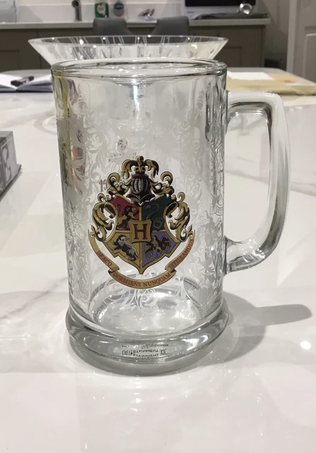 RARE HARRY POTTER Warner Bros Studio Tour London Glass Tankard Official ...