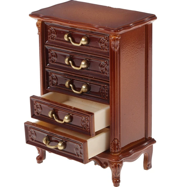 MINI HOUSE DECOR Dollhouse Cabinet Living Room Furniture Minature $22. ...