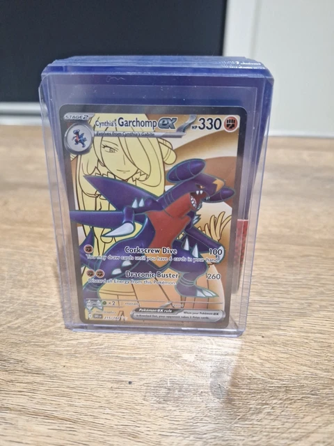 POKEMON TCG CYNTHIA'S Garchomp ex 215/182 Destined Rivals Ultra Rare ...