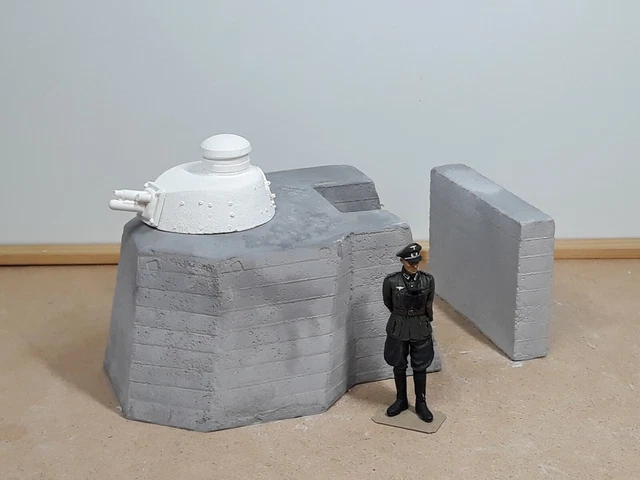 1:35 SCALE WW2 German Tank Turret bunker model, 1/35 £19.90 - PicClick UK