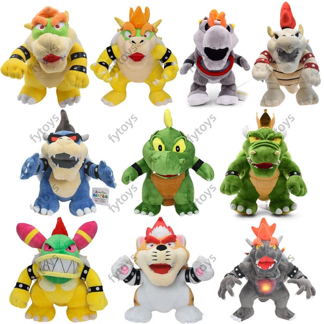 SUPER MARIO PLUSH 10" Gray King Bowser Koopa Plush Figure Dark Limited Edition $34.31 - PicClick CA
