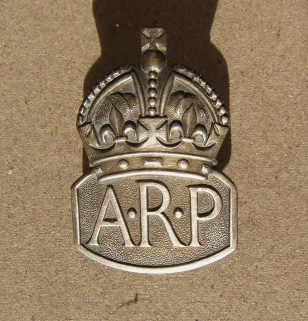 ARP BADGE MILITARY Army WW2 Air Raid Precautions Warden £5.00 - PicClick UK