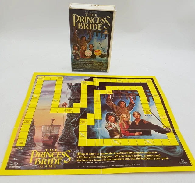 THE PRINCESS BRIDE VHS Video Tape PAL Family Fantasy Film & Game Rob ...