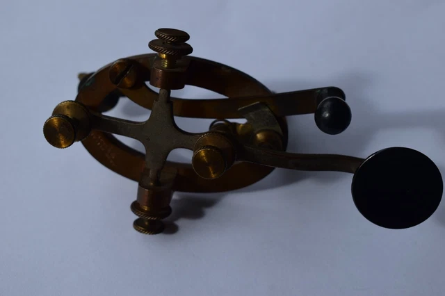 JH BUNNELL RARE Telegraph Key Vintage Straight Morse Code Key NEW YORK ...