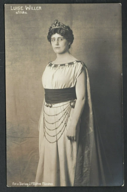 OPERA - LUISE Willer as Fricka in Wagner's Ring Cycle RP postcard £5.00 ...