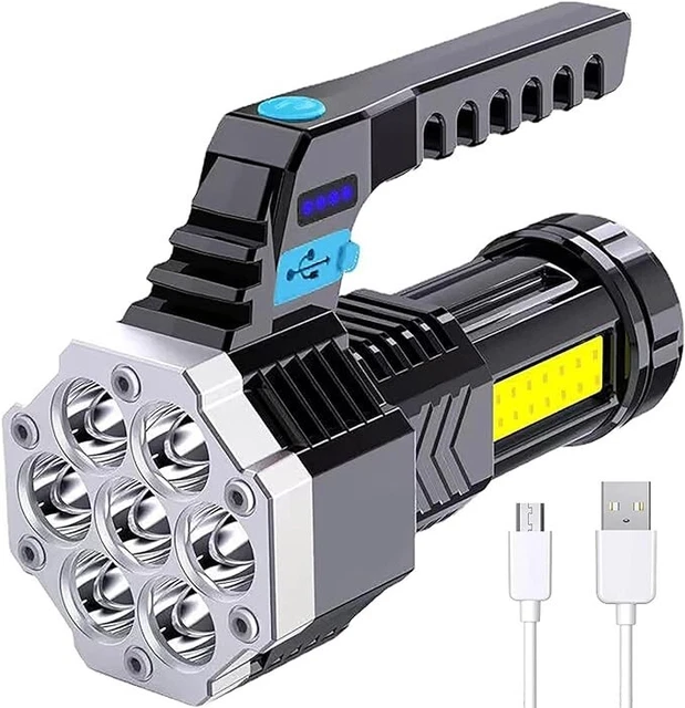 LAMPES DE POCHE LED rechargeables haute puissance, torche de camping ...