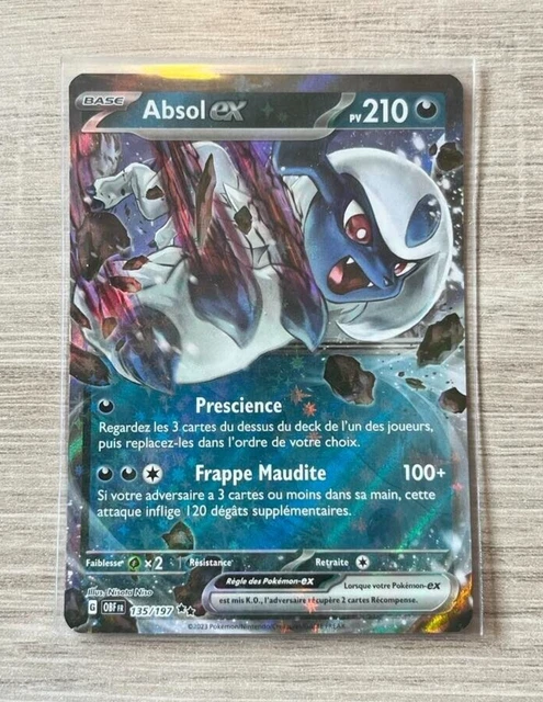 CARTE POKÉMON ABSOL Ex 135/197 Flammes Obsidiennes EV03 NEUF FR EUR 4 ...