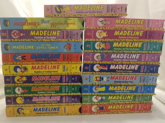 LOT OF 19 Madeline Animated VHS Tapes Kids EUR 141,65 - PicClick FR