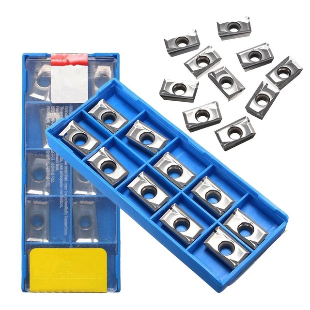 10 PIÈCES COUPE-INSERTS en carbure rentable pour aluminium APKT1604PDERMA3 EUR 24,38 - PicClick IT