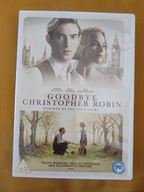 GOODBYE CHRISTOPHER ROBIN DVD - Margot Robbie, Domhnall Gleeson, vgc ...