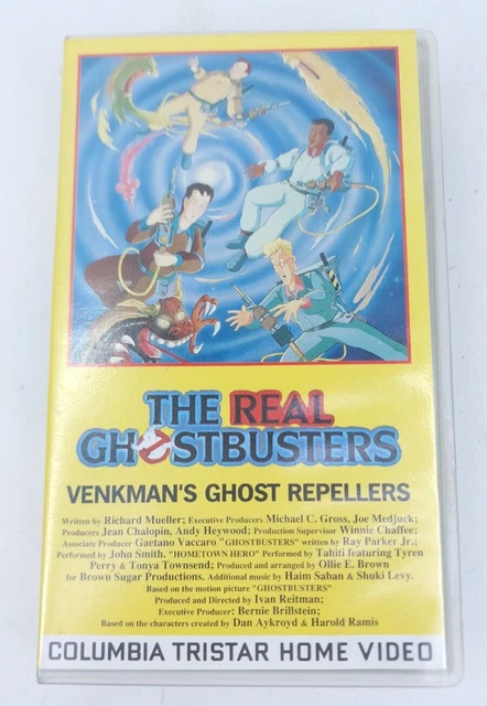 THE REAL GHOSTBUSTERS Venkman's Ghost Repellers VHS Vintage Tape 1980s ...