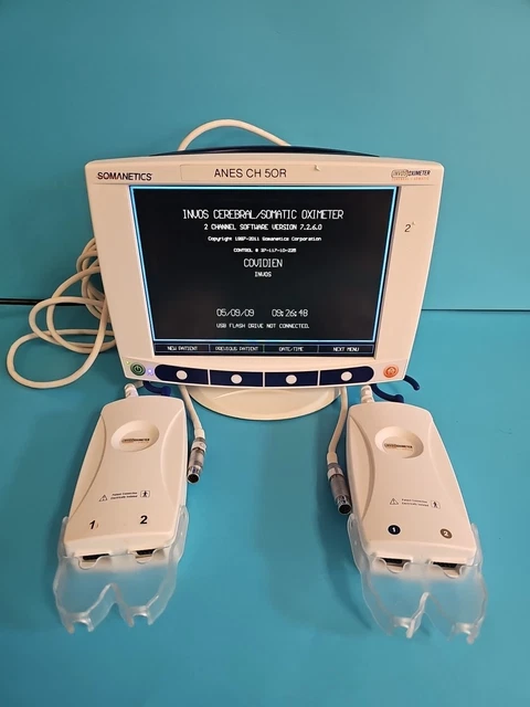 COVIDIEN SOMANETICS 5100C Invos Cerebral/Somatic Oximeter 5100C-PA ...