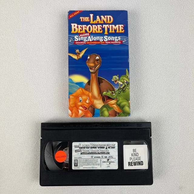 VINTAGE LAND BEFORE Time More Sing Along Songs VHS Tape £12.79 ... VINTAGE LAND BEFORE Time More Sing Along Songs VHS Tape £12.79 ...