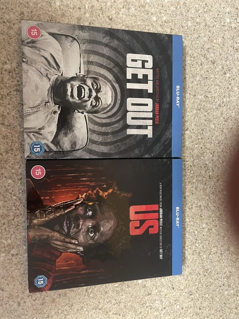 GET OUT & Us Blu Ray With Slip Covers Exclusive HMV . Rare Horror ...