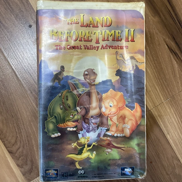 THE LAND BEFORE Time II 2 The Great Valley Adventure (VHS 1994 ...