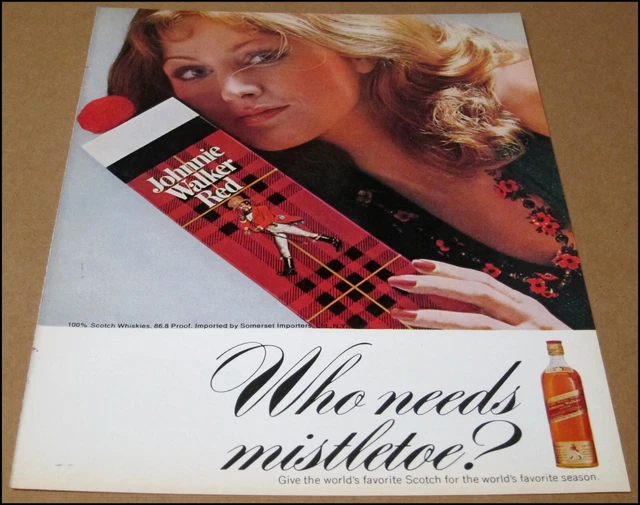 1973 JOHNNIE WALKER Red Label Whisky Print Ad Advertisement Vintage ...
