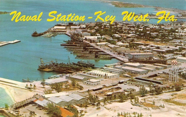 KEY WEST FLORIDA FL~NAVAL STATION Fort Taylor~Truman Beach~Sonar School ...