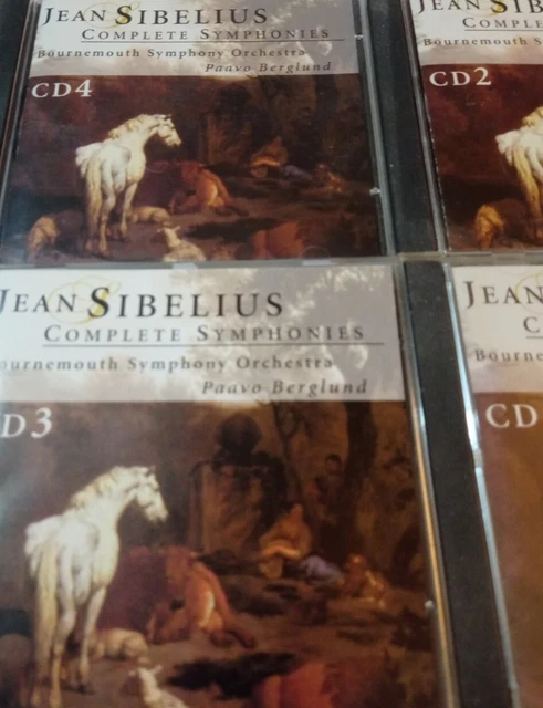 SIBELIUS 4 NM Cds Complete Symphonies Bournemouth Symphony Orchestra ...
