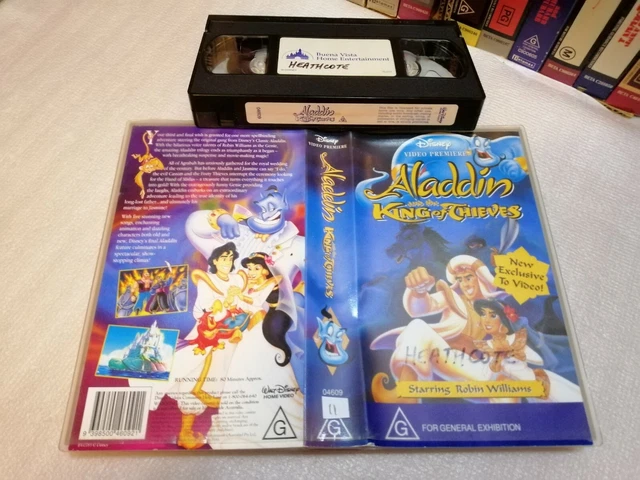 ALADDIN & THE KING OF THIEVES Walt Disney Collection Rare Classic on ...