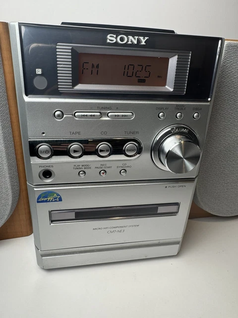 SONY MICRO HI-FI Component System CMT-NE3 w/Speakers SS-CNE3, See ...