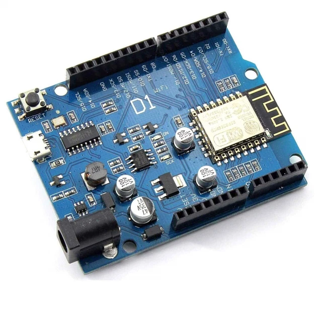 WEMOS D1 WIFI ESP8266 Board Compatible Arduino Uno, NodeMCU, Wifi $11. ...