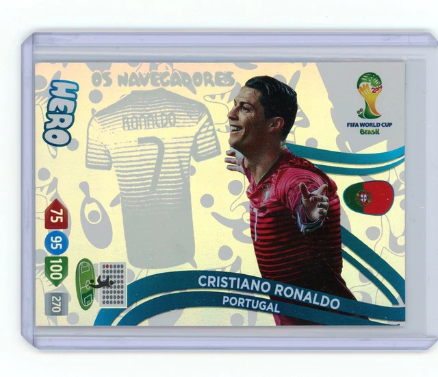 CRISTIANO RONALDO HERO Panini FIFA World Cup Brazil 2014 Adrenalyn xl ...
