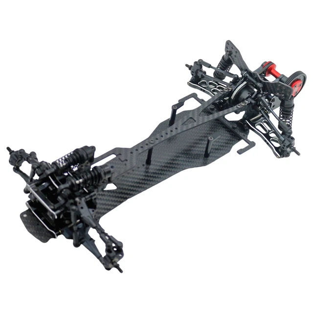 ALLOY & CARBON Fiber Sakura D5S Frame Remodel Belt Drive 1 /10RWD Drift Kit £99.00 - PicClick UK