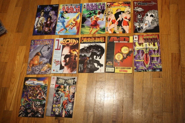 MIXED INDIE COMIC Book Lot HARSH REALM Gloomcookie SPIN WORLD ...