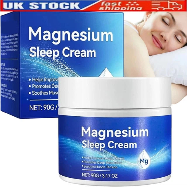 MAGNESIUM CREAM FOR Sleep, Topical Magnesium Cream for Restless Legs ...