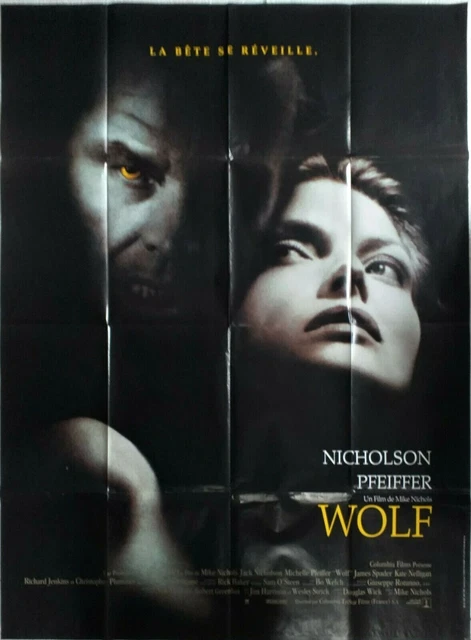 PLAKAT KINO WOLF Jack Nicholson Michelle Pfeiffer 120 X 160 CM EUR 18 ...